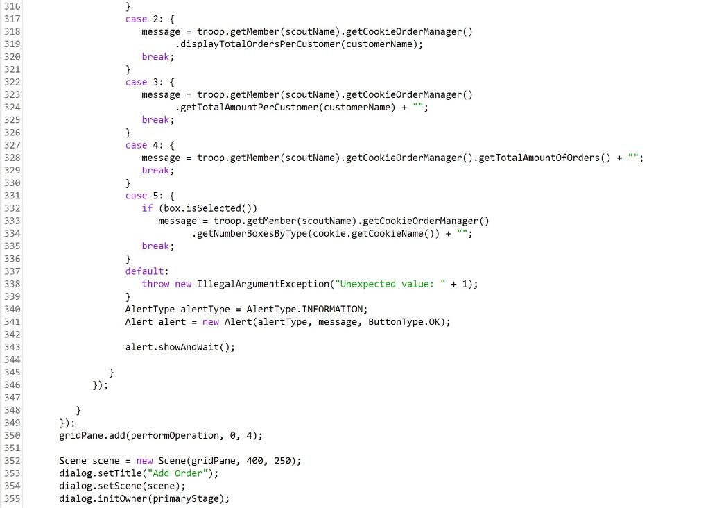 Solved I have been trying to insert help class that briefly | Chegg.com