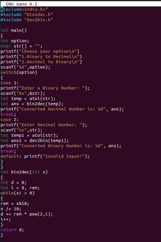 Solved GNU nano 6.2 \#include Solved GNU nano 6.2 \#include