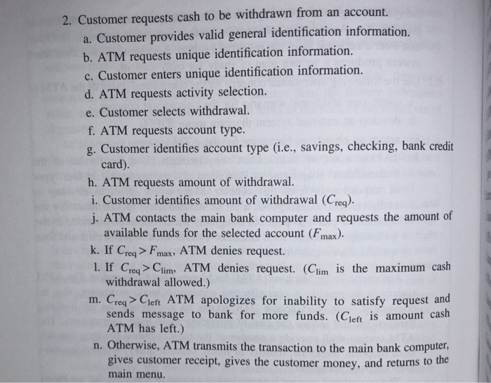 6.2 Use the following operational concept for the | Chegg.com