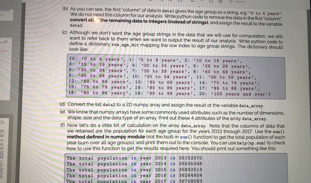 Solved Purpose: To practice Arithmetic with arrays. Degree | Chegg.com