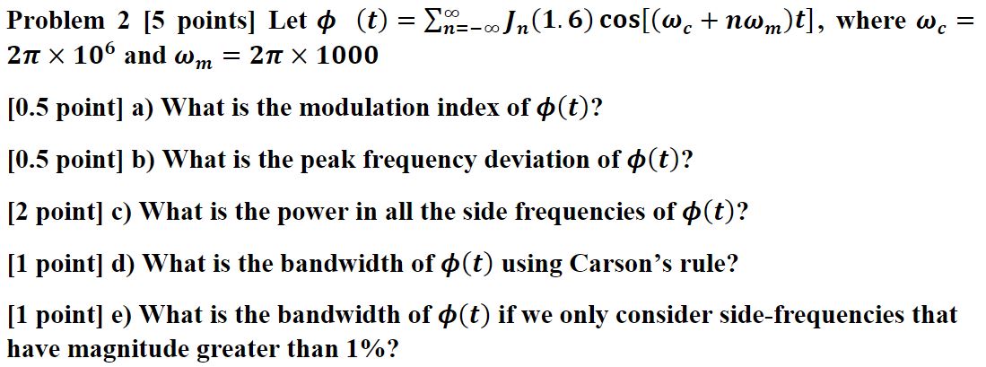 Solved Problem 2 [5 points] Let | Chegg.com