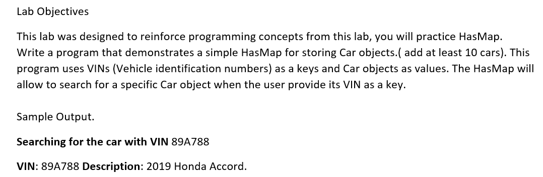 Solved Lab Objectives This lab was designed to reinforce | Chegg.com
