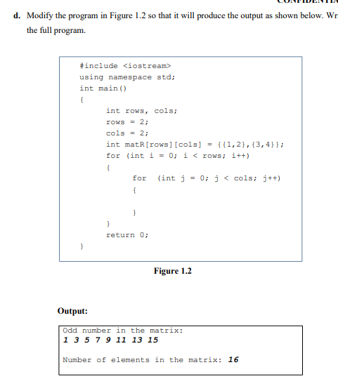 Solved C++ program shown in Figure 1.1 consists of errors. | Chegg.com
