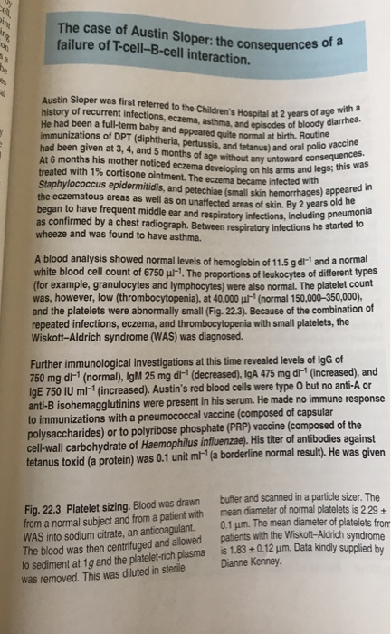 Solved The case of Austin Sloper: the consequences of a | Chegg.com