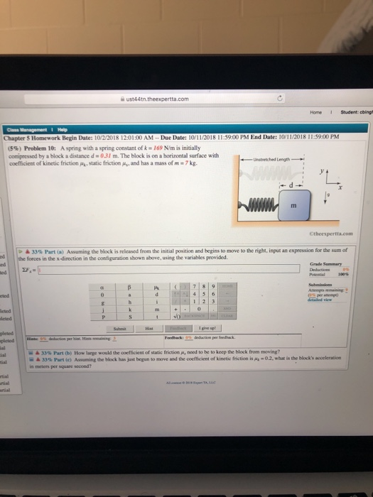 Physics Archive | October 11, 2018 | Chegg.com