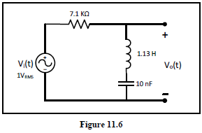 Solved Simulate the circuit of figure 11.6 using ac sweep | Chegg.com