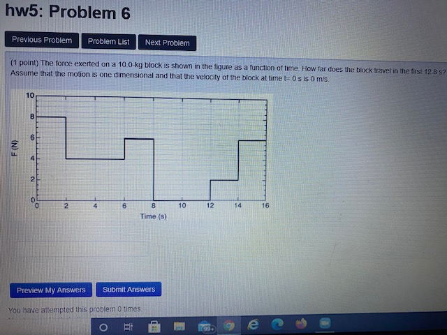 Solved hw5: Problem 6 Previous Problem Problem List Next | Chegg.com