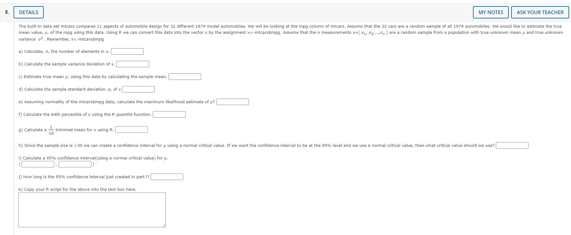 Solved variance σ2. Remember, x