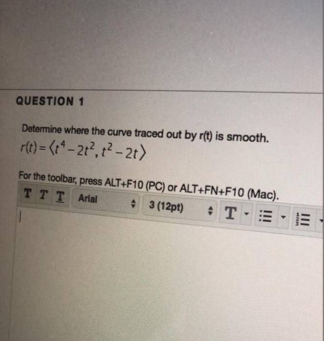 Solved QUESTION 1 Determine where the curve traced out by | Chegg.com