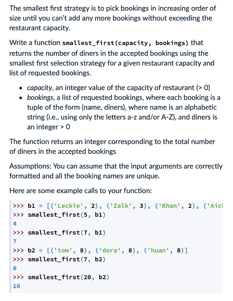 Solved We consider that the restaurant has a maximum | Chegg.com