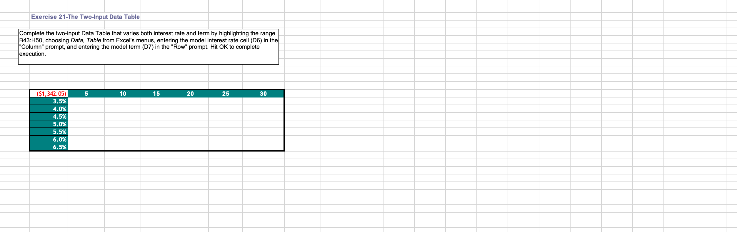 Solved Exercise 21 The Two Input Data Table Complete The 0295