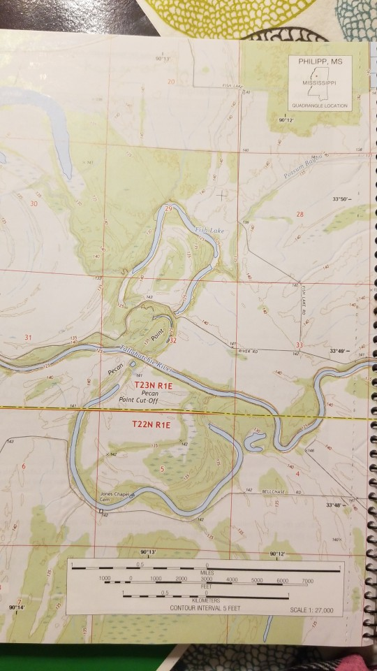 Tallahatchie River Map