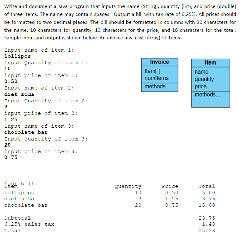 Solved REQUIREMENTS: To do this code use a class called | Chegg.com