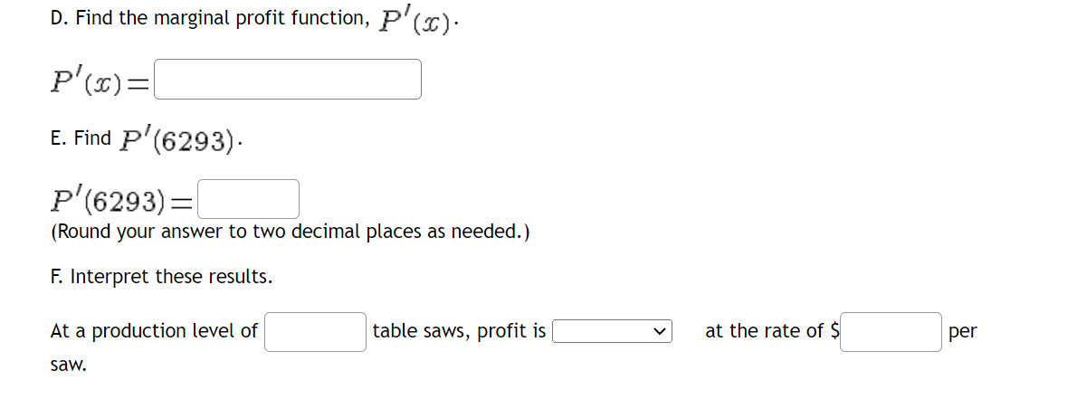 Solved The Price Demand Equation And The Cost Function For