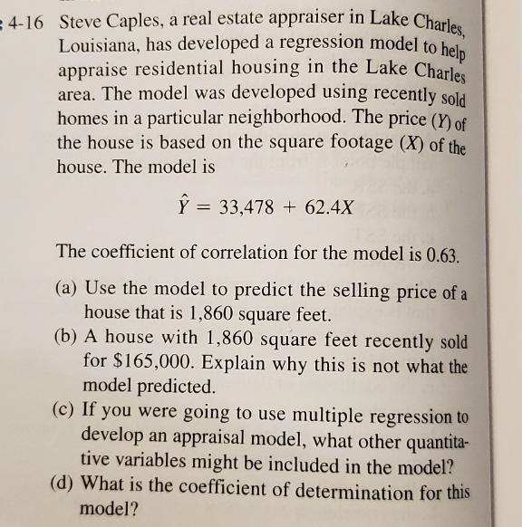 Solved Please refer to chapter 4 of your Quantitative | Chegg.com