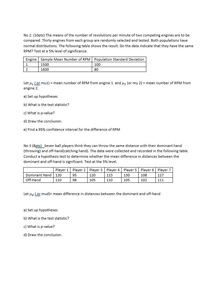 Homework Chapter 10 Due Date : 10/23(Sunday) 11:59 | Chegg.com