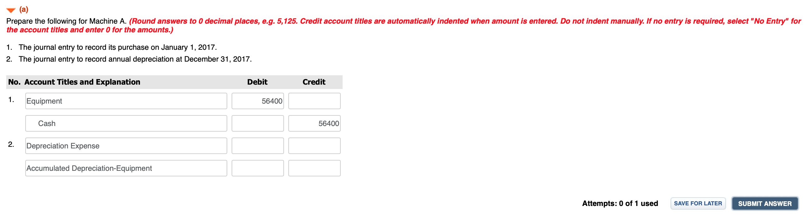 Solved Problem 10-3A (Part Level Submission) On January 1, | Chegg.com