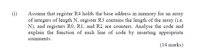 Assume that register R4 holds the base address in | Chegg.com