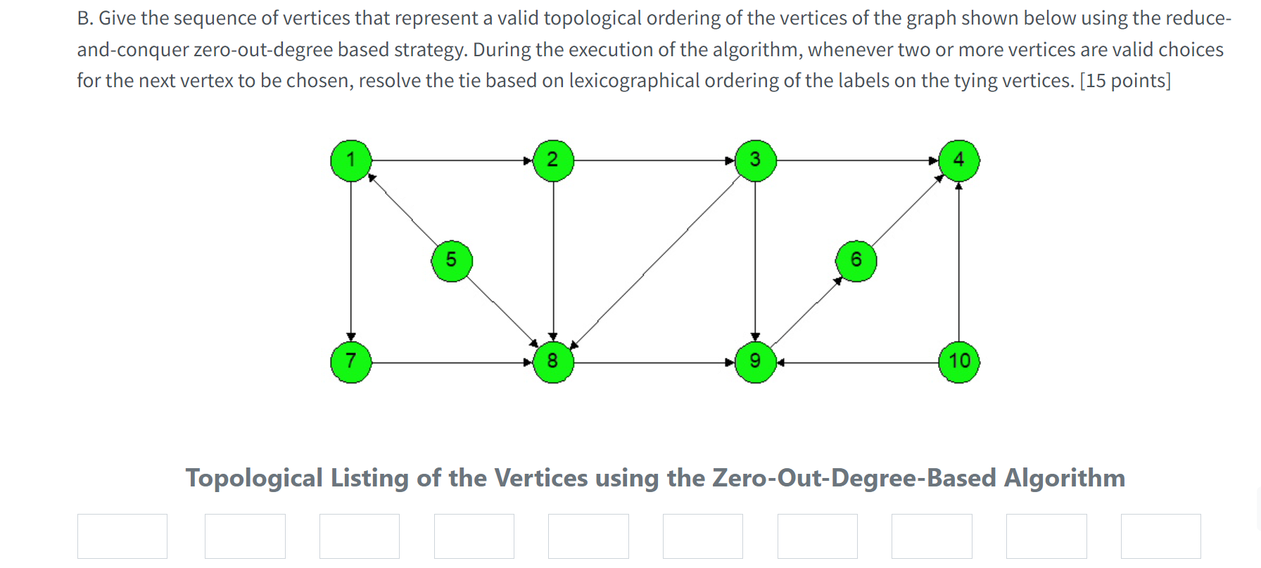 A. Give the specified traversal of the graphs shown | Chegg.com