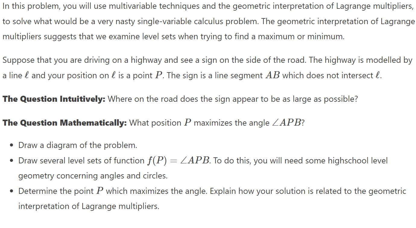 In this problem, you will use multivariable | Chegg.com