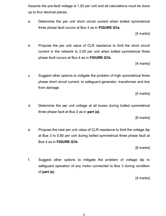 Solved Symmetrical three phase fault occurs when current | Chegg.com