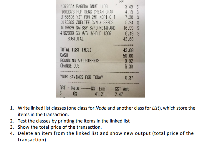 Solved a Exercise 3: Building a Point of Sales (POS) using a | Chegg.com
