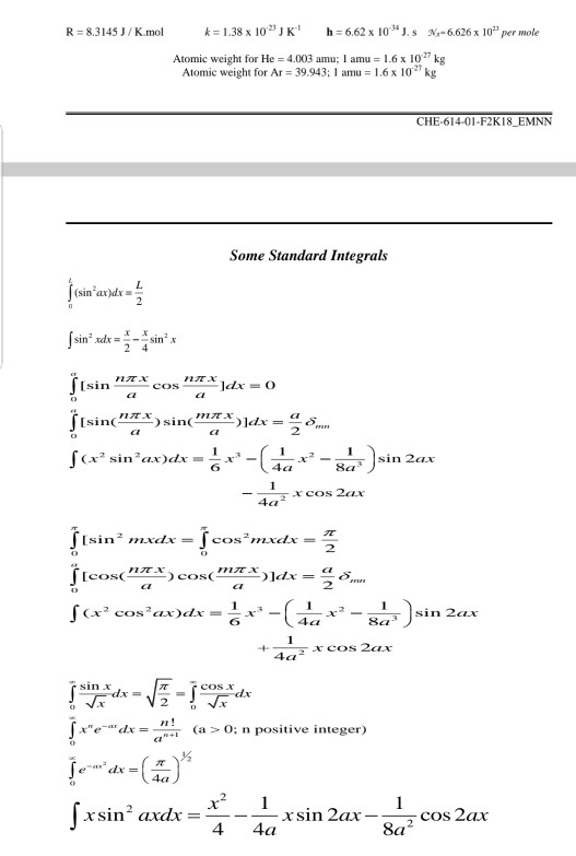 Solved QUESTION 2 A particle of mass m moves in a one- | Chegg.com