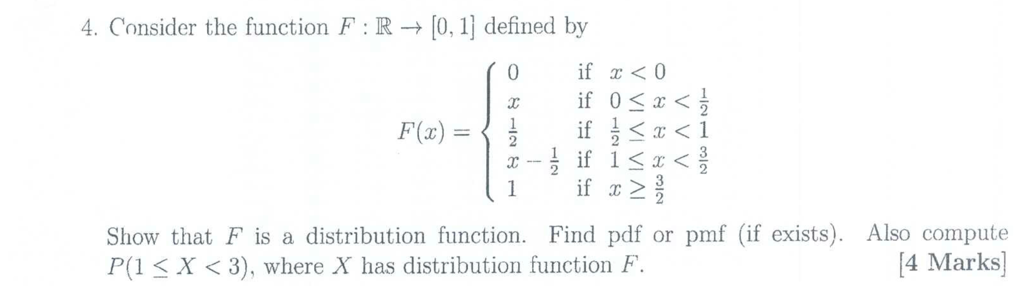 Solved Consider the function F:R→[0,1] ﻿defined | Chegg.com