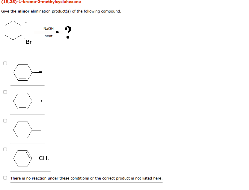 Solved (3S,6R)-3-bromo-6-methylcyclohexene Give the major | Chegg.com