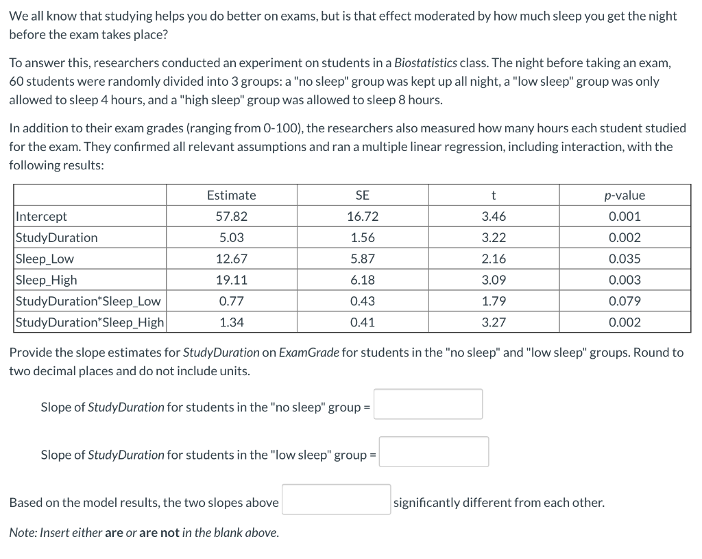 We all know that studying helps you do better on | Chegg.com