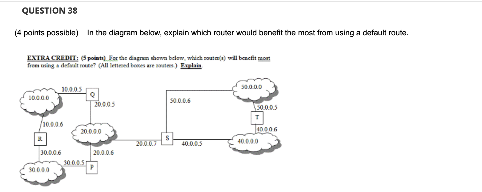Solved QUESTION 38 (4 points possible) In the diagram below, | Chegg.com