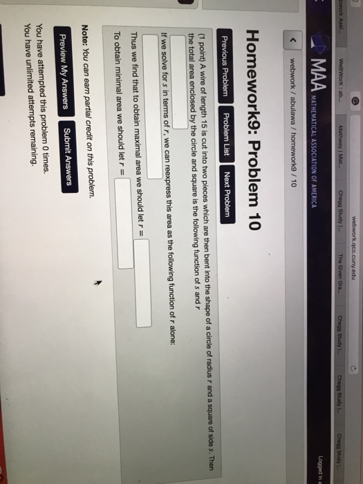 Solved Homework9: Problem 9 (1 point) A printed poster is to | Chegg.com