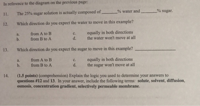 Solved (comprehension) Containers A and B are separated by a | Chegg.com