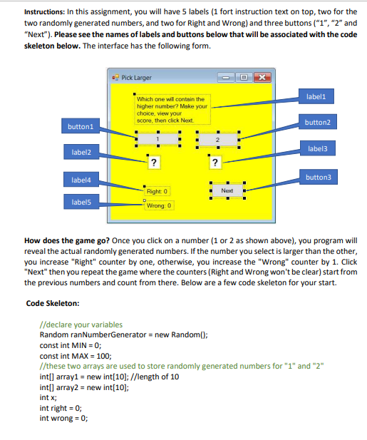 Solved C# need help step by step creating the form with the | Chegg.com