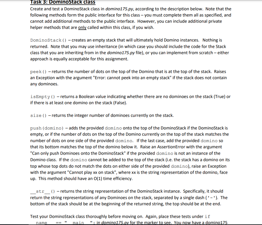 Assignment Specification You are tasked with creating | Chegg.com