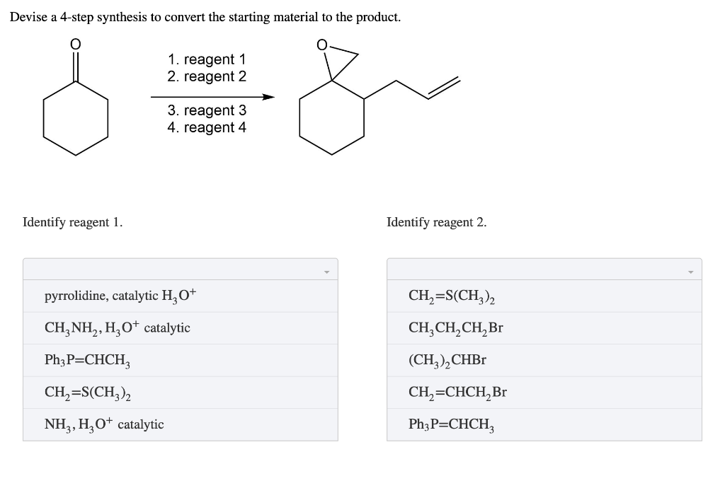 Solved Devise a 4-step synthesis to convert the starting | Chegg.com