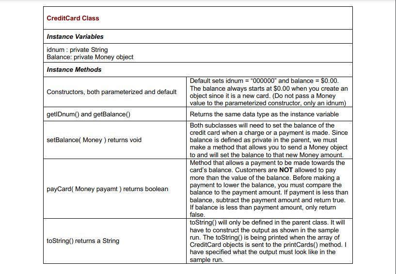 Solved Using ECLIPSE (JAVA PROGRAM) carefully read the | Chegg.com