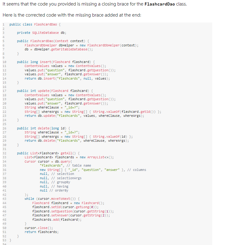 Solved I would like to develop a flashcard android studio | Chegg.com