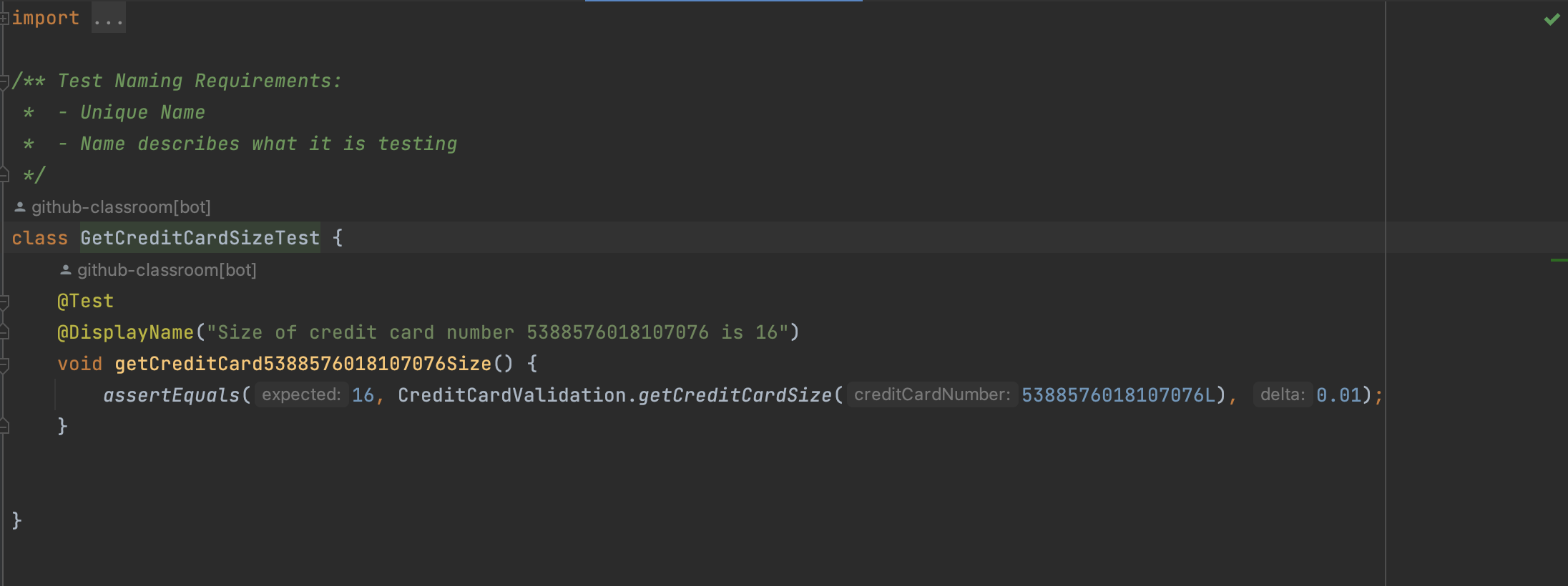 Solved Complete the methods in the CreditCardValidation.java | Chegg.com