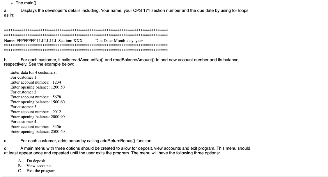 Solved Problem Assume you are a cashier in a bank and your | Chegg.com