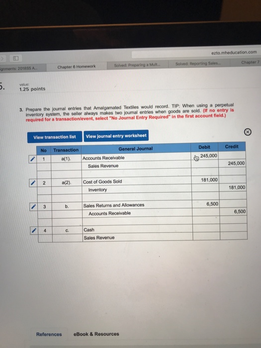 Solved ACCOUNTING apter 6 Homework Questions 3-5 (of 8) The | Chegg.com Solved ACCOUNTING apter 6 Homework Questions 3-5 (of 8) The | Chegg.com