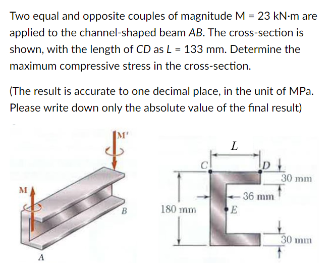 [Solved]: Two equal and opposite couples of magnitude