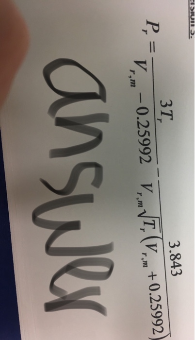 Solved Start with the Redlich-Kwong Equation of state shown | Chegg.com