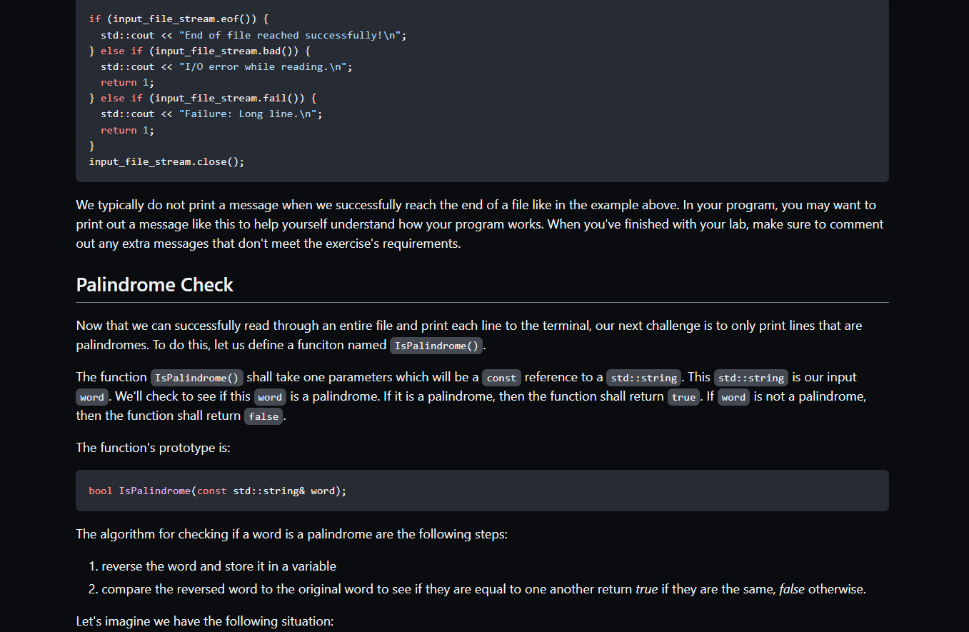 Finding a Palindrome In this exercise, you will write | Chegg.com