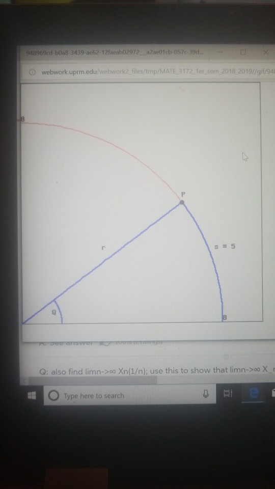 Solved webwork.uprm.edu/webworka/n (1 point) Using the graph | Chegg.com