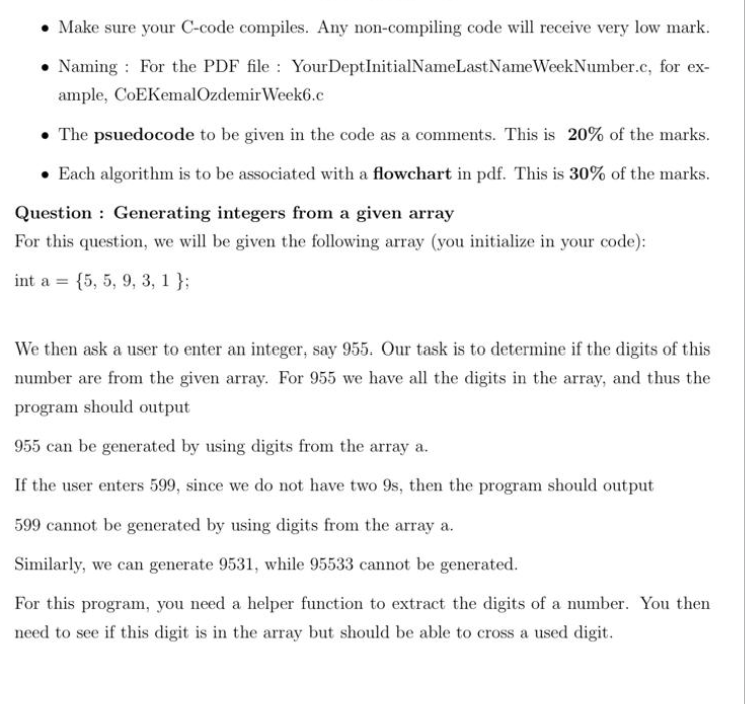 Solved Make Sure Your C Code Compiles Any Non Compiling