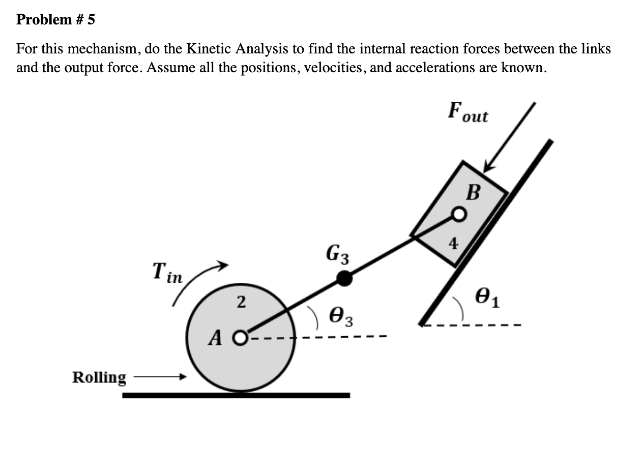 Solved Problem # 5 For this mechanism, do the Kinetic | Chegg.com
