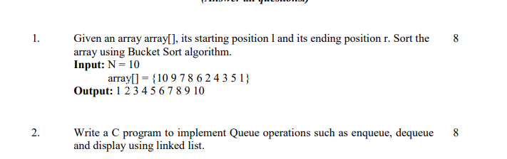 Solved 1. 8 Given an array array[], its starting position 1 | Chegg.com