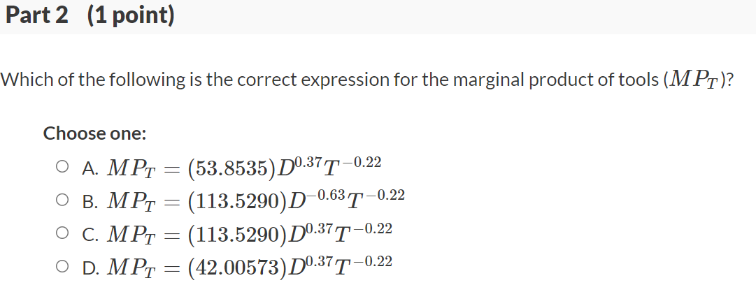 Which of the following is the correct expression for | Chegg.com