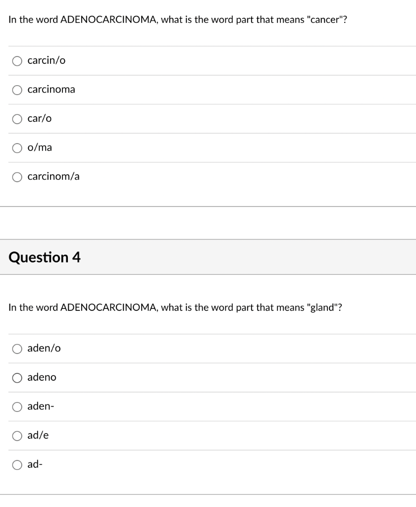 In the word AMASTIA, what is the word part that means | Chegg.com